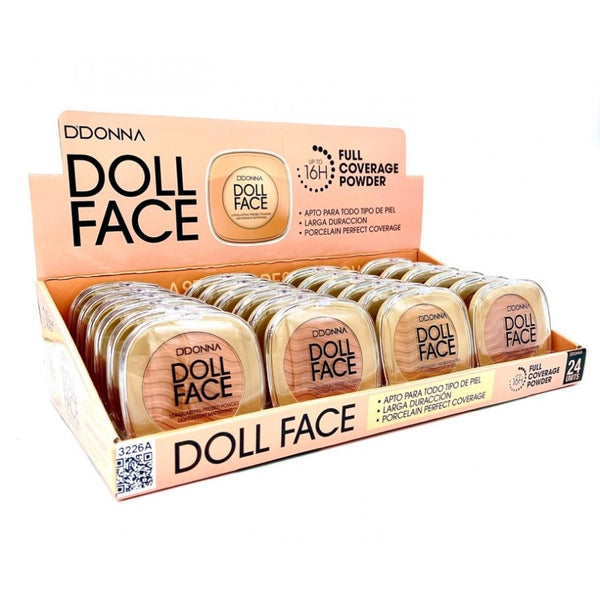 PACK DE 24 COMPACT POWDER DOLL FACE PRESSED(0.95€ / UN.)- D'DONNA | idc ...
